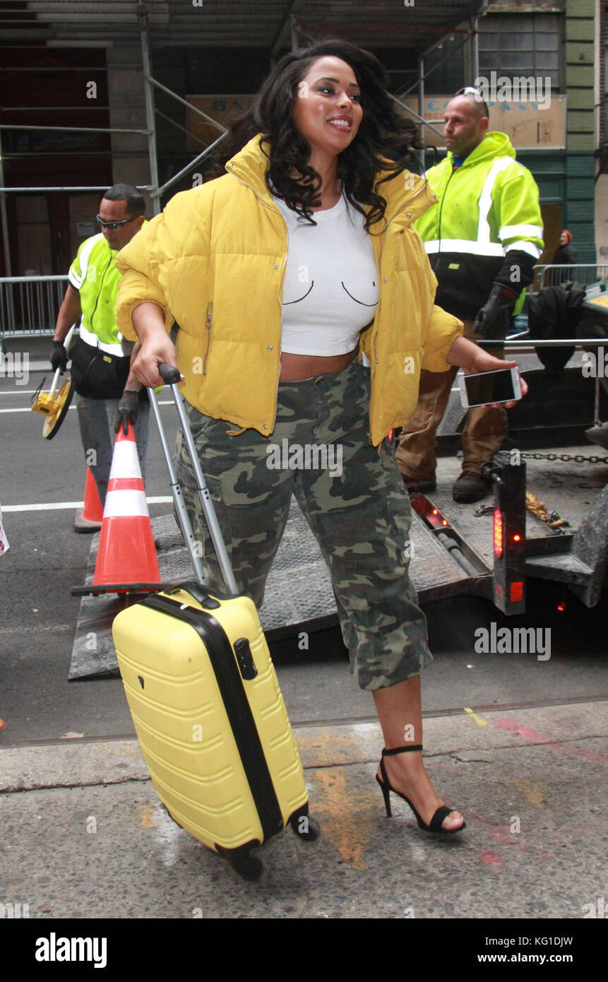 New York, NY, USA. 1st Nov, 2017. Tabria Majors at Good Morning America ...