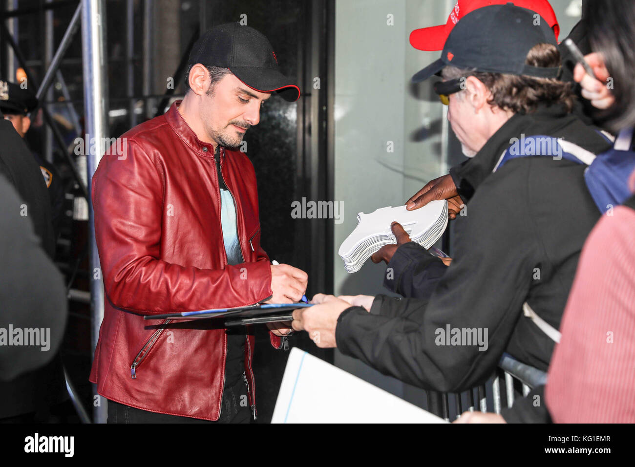 New York, United States. 02nd Nov, 2017. American singer Brad Paisley ...