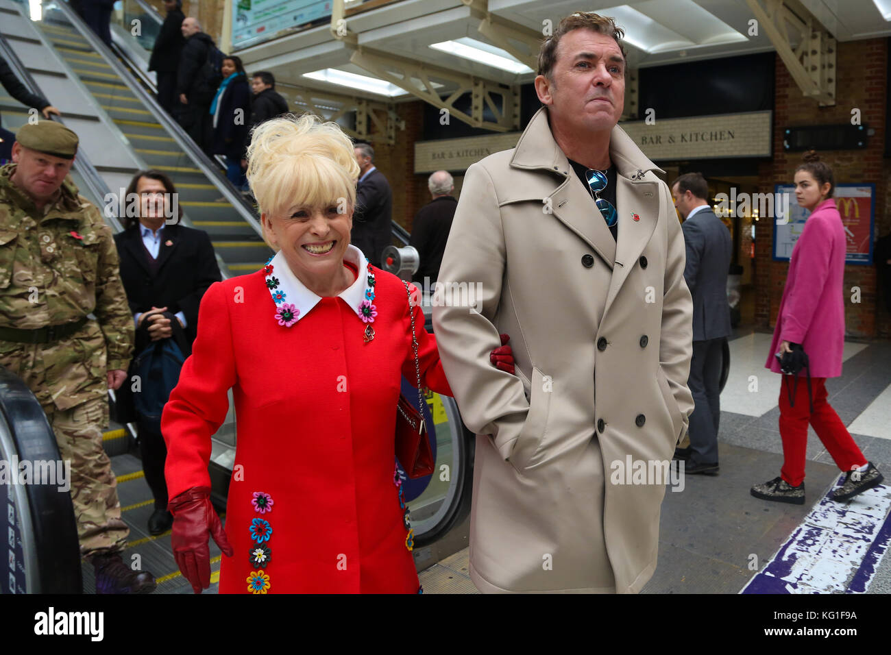 Liverpool Street Station. London, UK. 2nd Nov, 2017. Dame Barbara ...