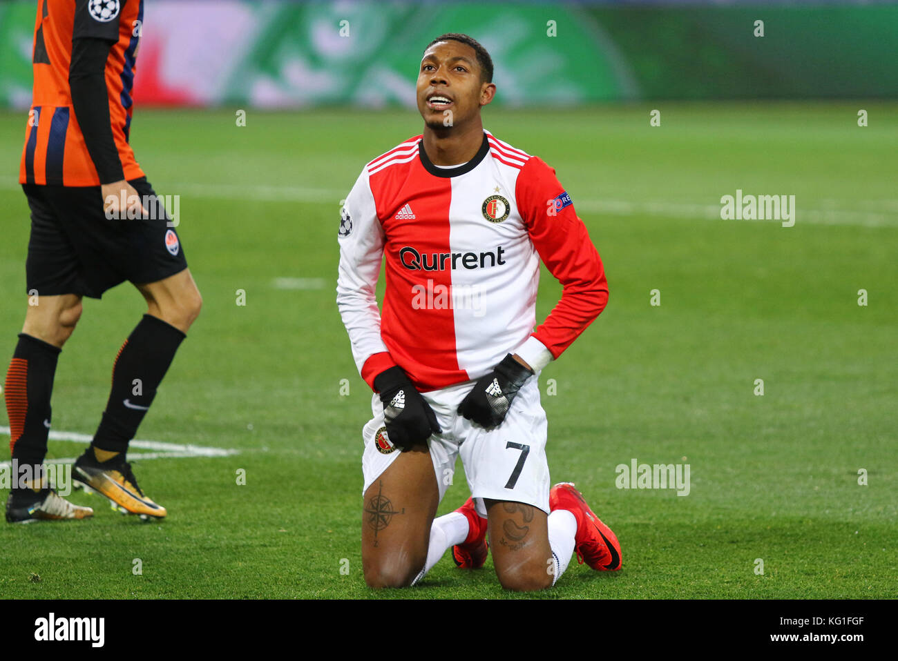 Kharkiv, Ukraine. 1st November, 2017. Midfielder Jean-Paul Boetius of ...