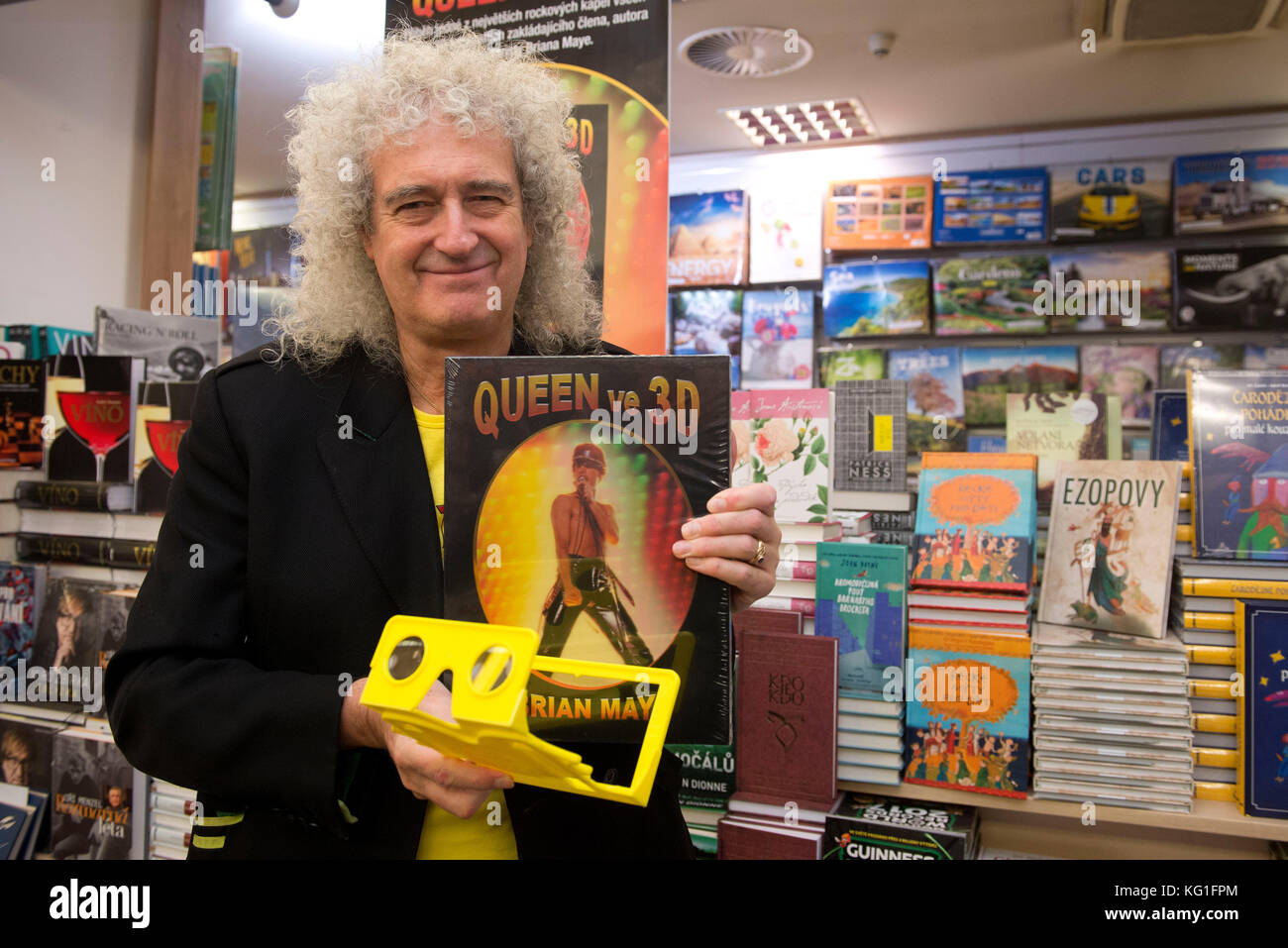 Prague, Czech Republic. 02nd Nov, 2017. Guitarist Brian May of British ...