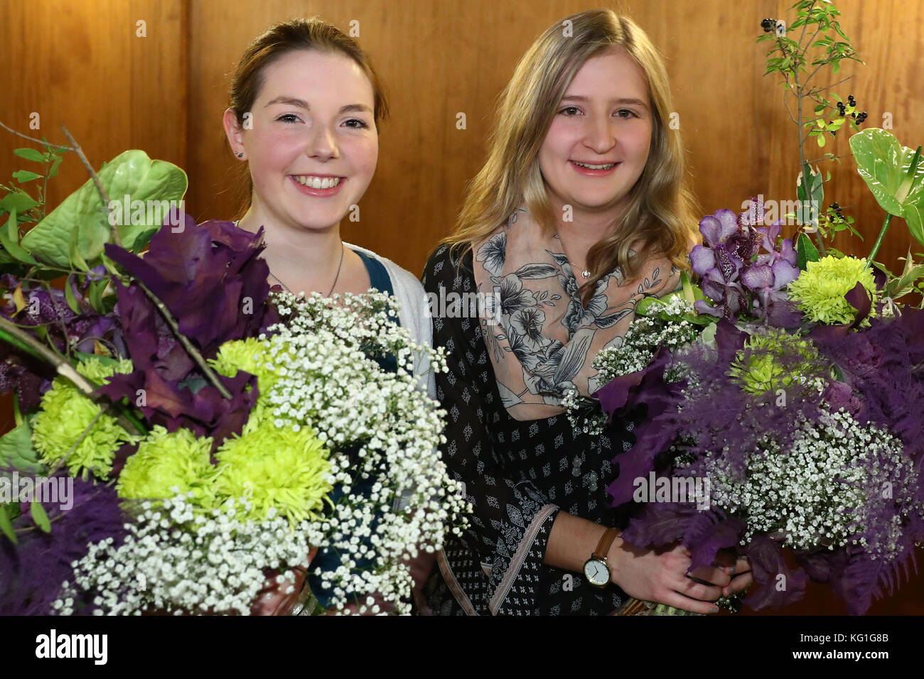 The newly elected Nuremberg Christ Child, Rebecca Ammon (r) smiles ...