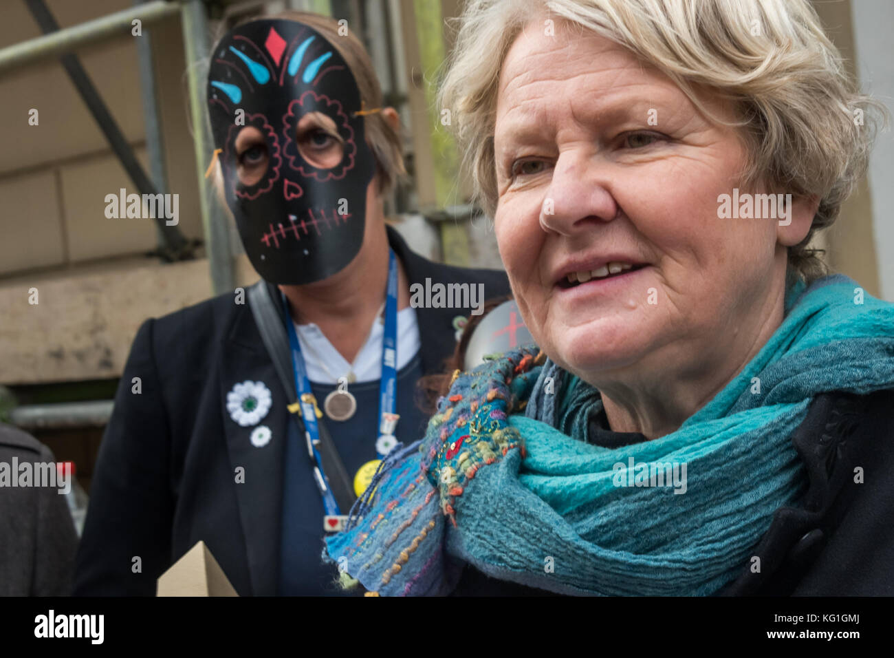 London, UK. 2nd November 2017. Helen Goodman MP at the Justice Mexico ...