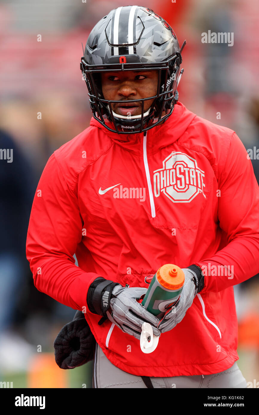 October 28th, 2017: Ohio State Buckeyes running back Mike Weber (25 ...