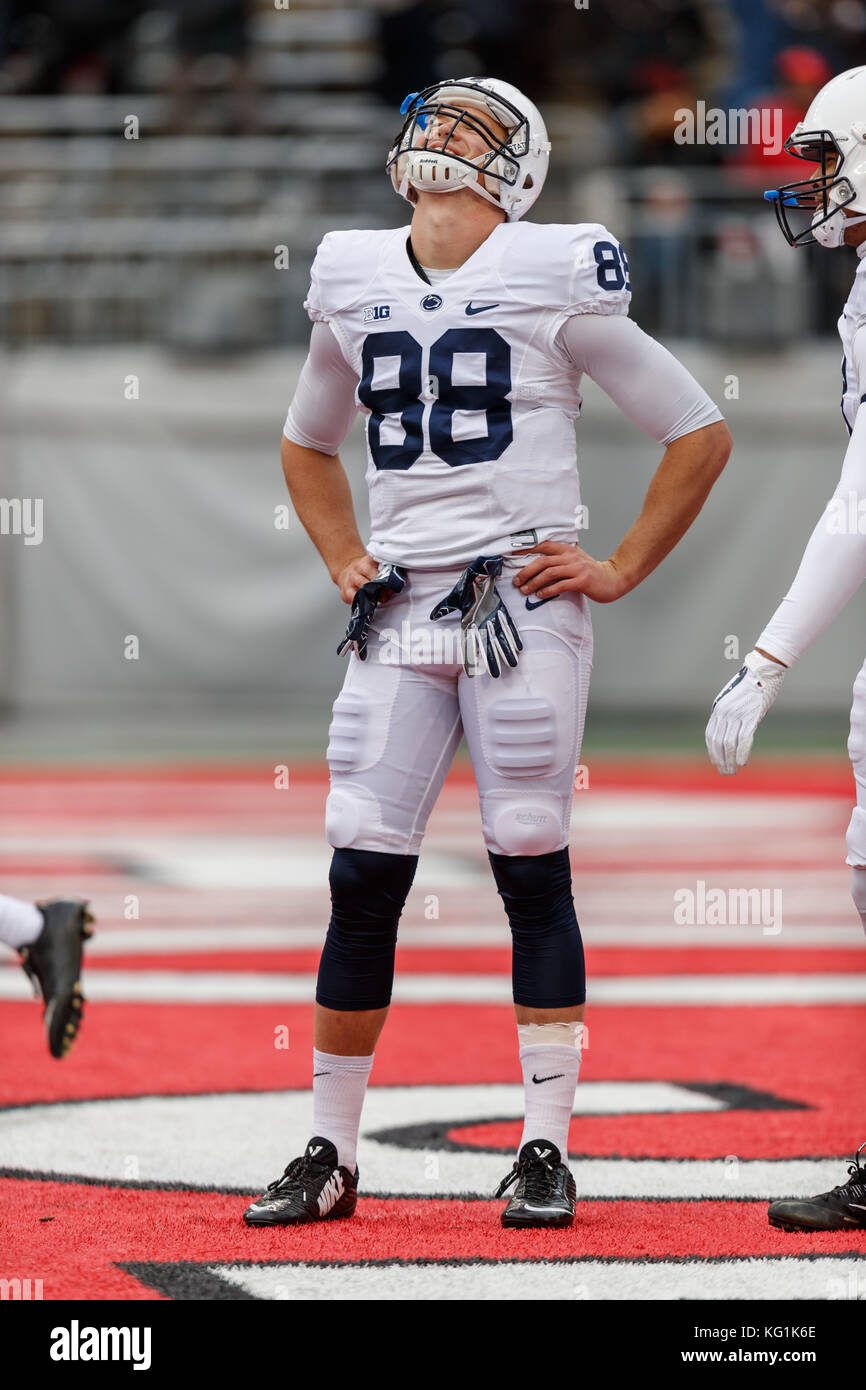 October 28th, 2017: Penn State Nittany Lions tight end Mike Gesicki (88 ...