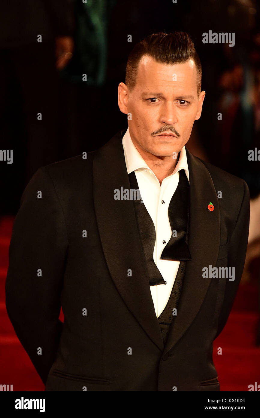 London, UK. 02nd Nov, 2017. Johnny Depp attending the WORLD PREMIERE of ...