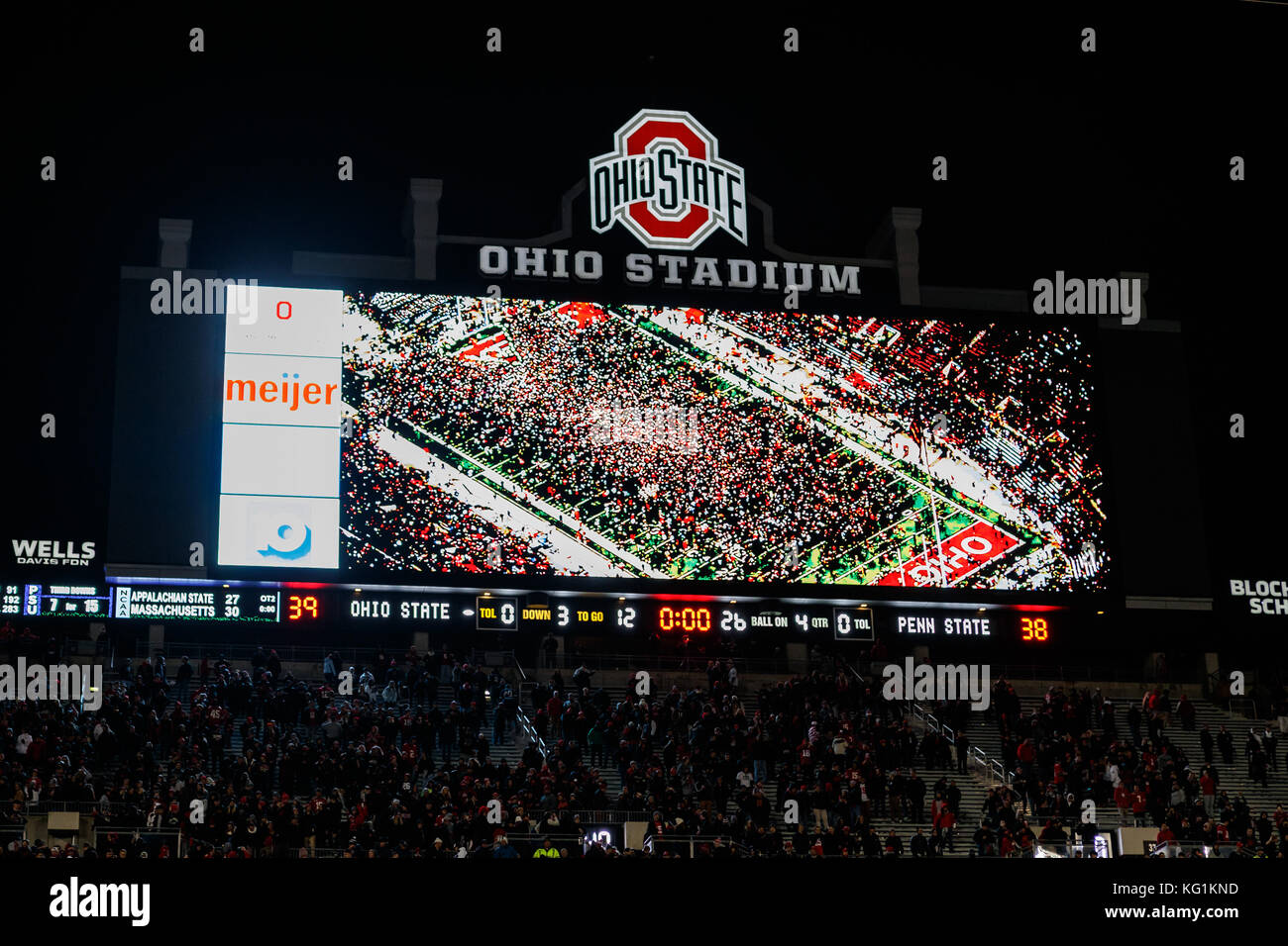 Ohio Stadium, Columbus, OH, USA. 28th Oct, 2017. A general view of the ...