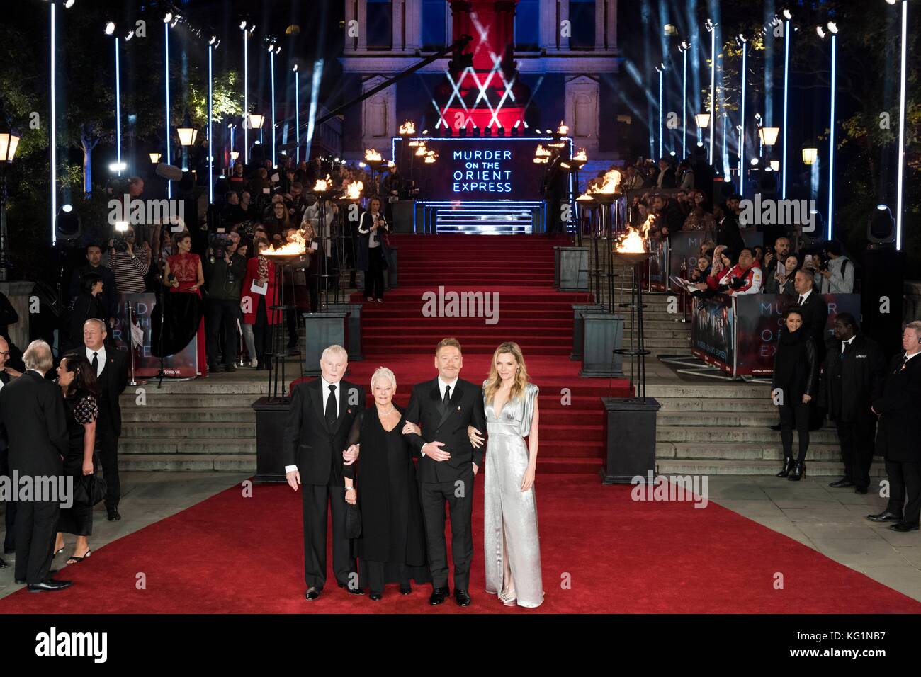 London, UK. 02nd Nov, 2017. Derek Jacobi, Judi Dench, Kenneth Branagh and Michelle Pfeiffer ...