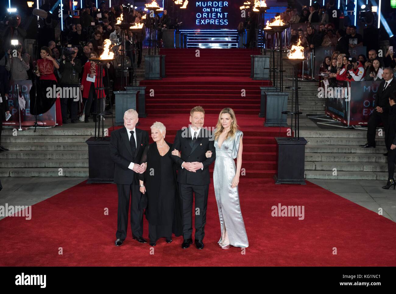 London, UK. 02nd Nov, 2017. Derek Jacobi, Judi Dench, Kenneth Branagh and Michelle Pfeiffer ...