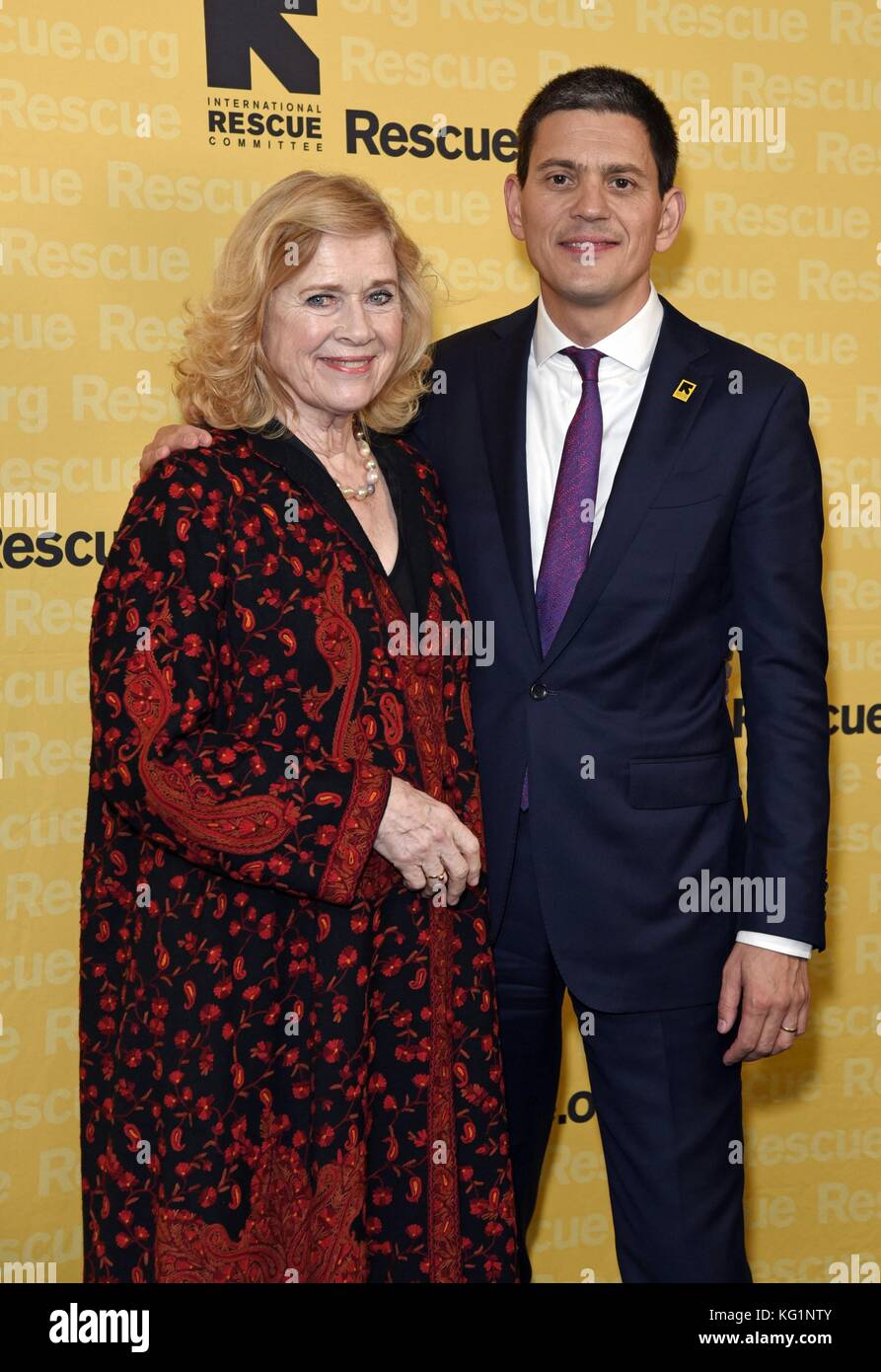 New York, NY, USA. 2nd Nov, 2017. Liv Ullmann, David Miliband at ...