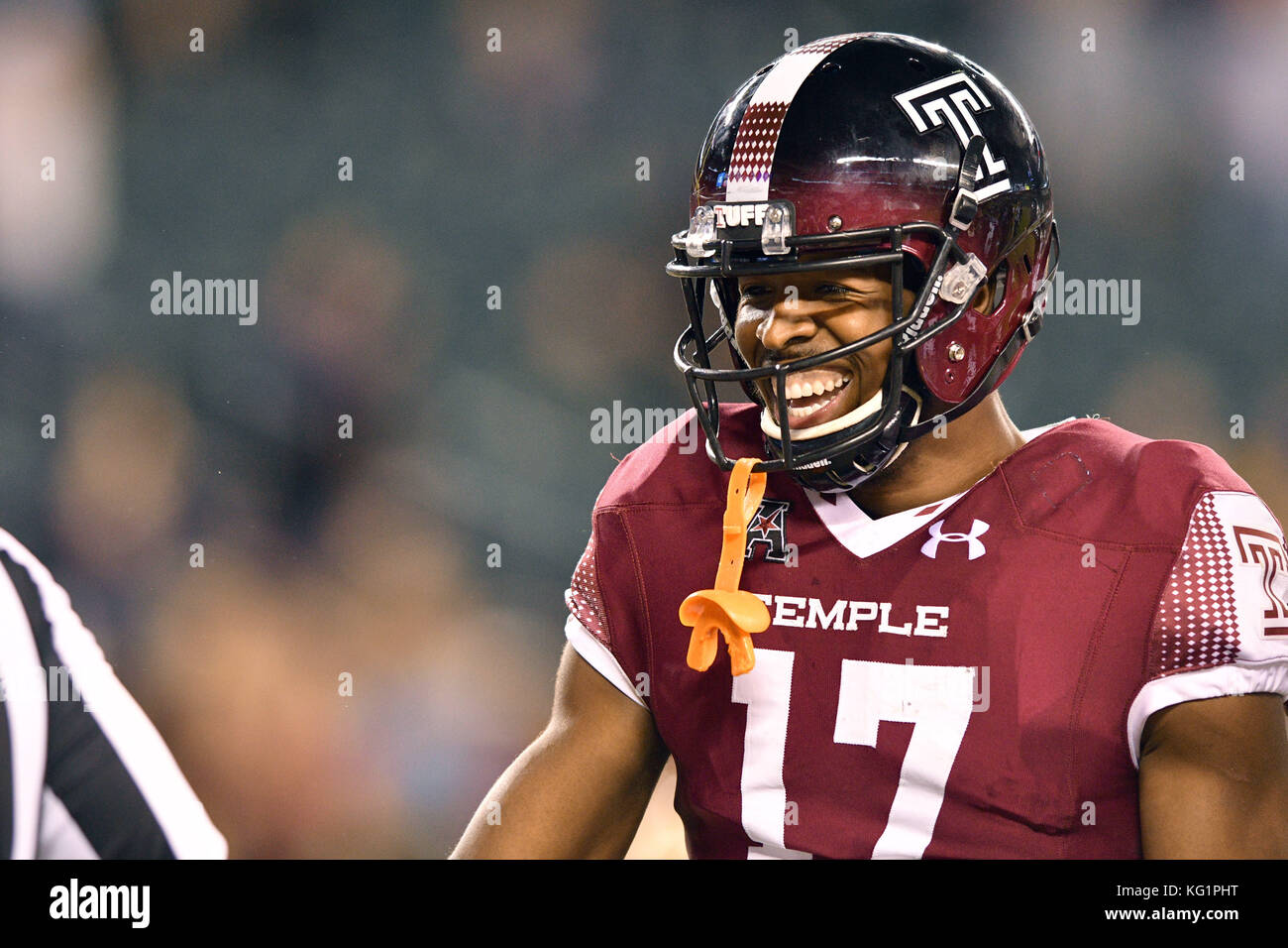 Philadelphia, Pennsylvania, USA. 2nd Nov, 2017. Temple Owls wide ...