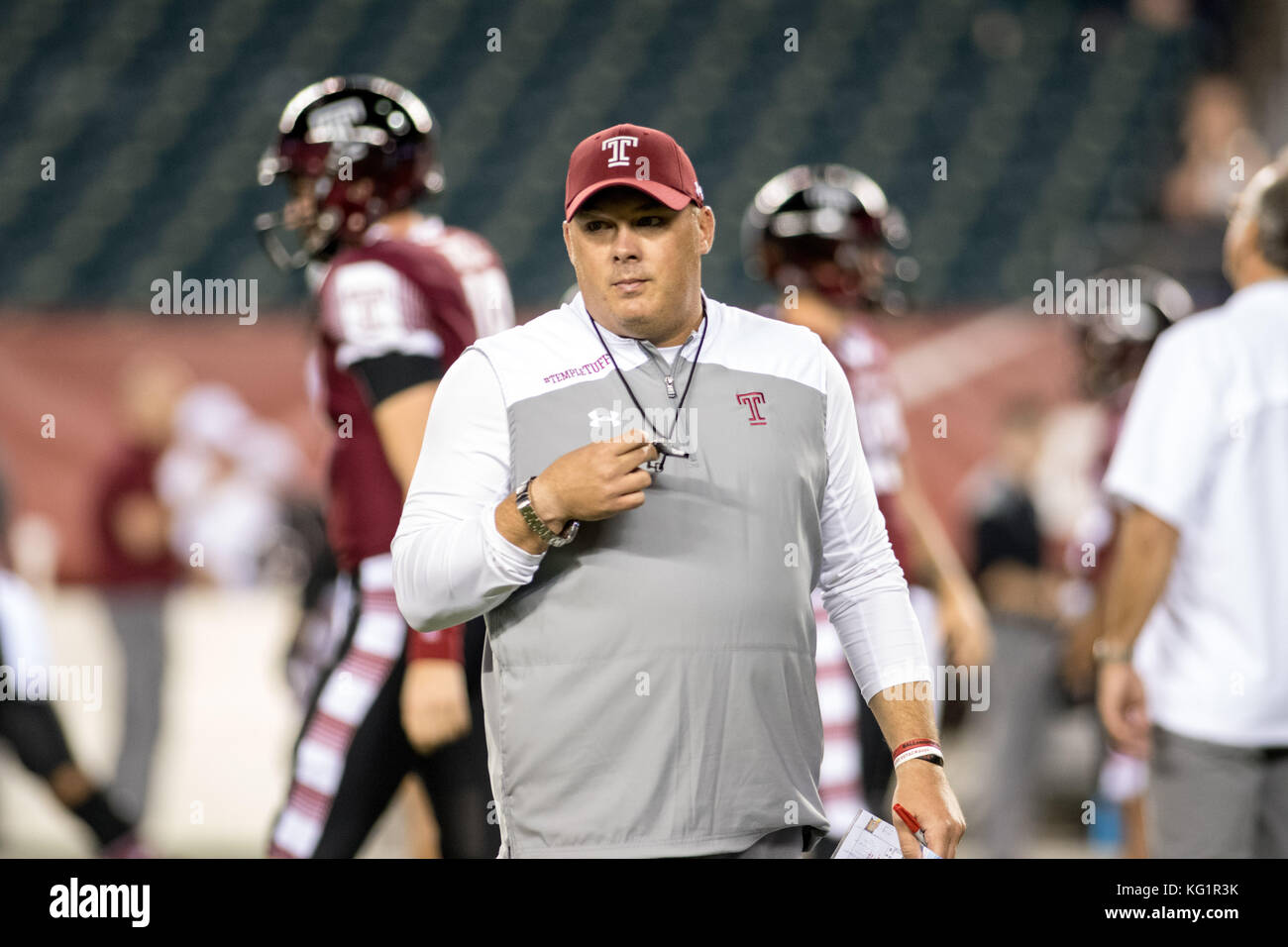 Philadelphia, Pennsylvania, USA. 2nd Nov, 2017. Temple's head coach ...
