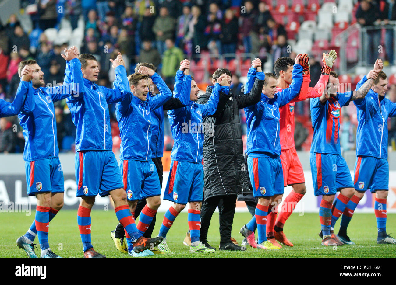 Pilsen, Czech Republic. 02nd Nov, 2017. Soccer players of the Czech ...