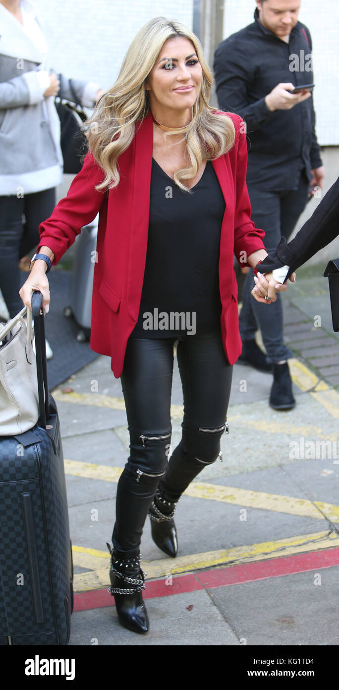 Dawn Ward and her daughter outside ITV Studios Featuring: Dawn Ward ...