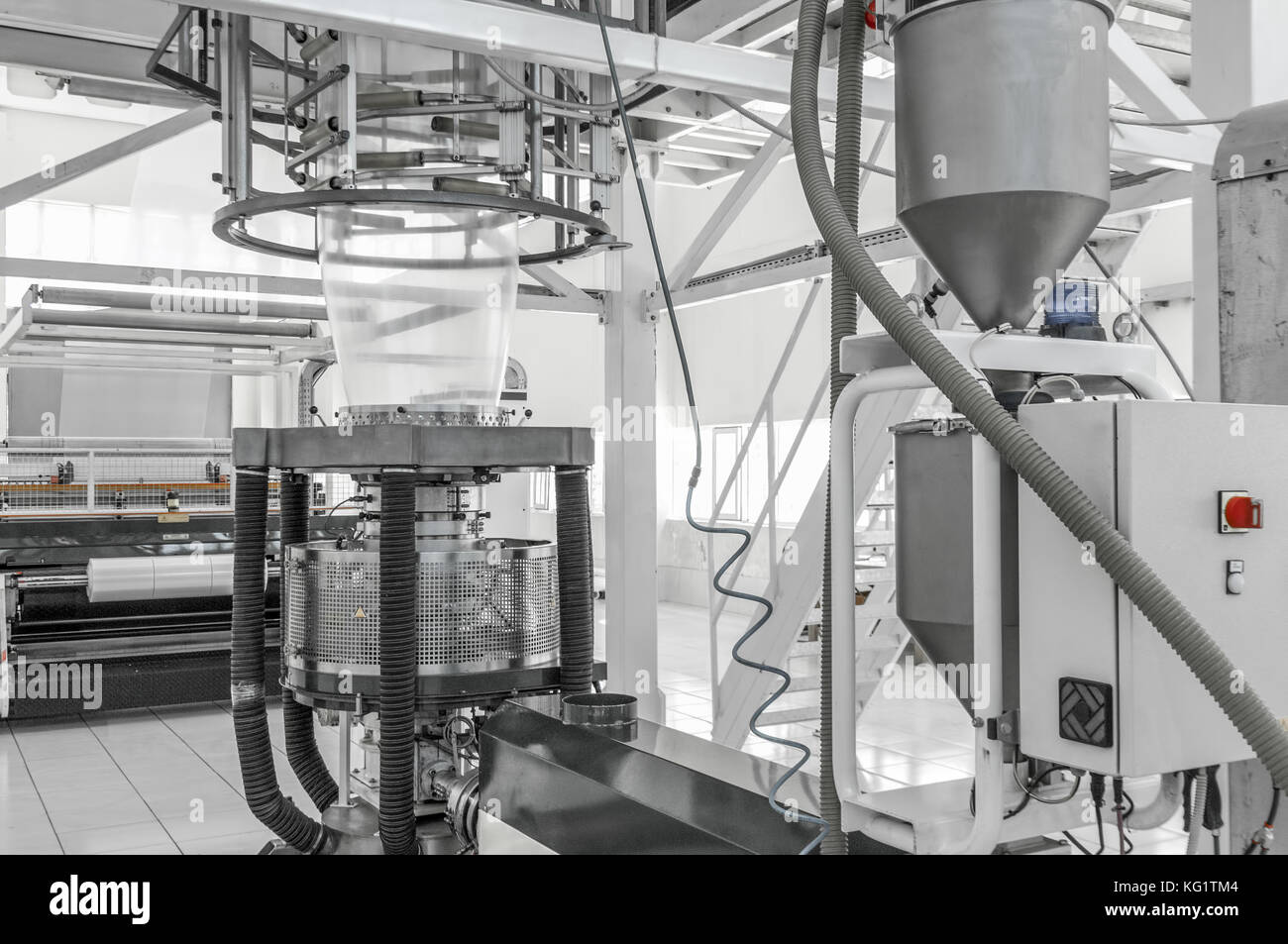 plant and plant for the production of polyethylene and cellophane for ...