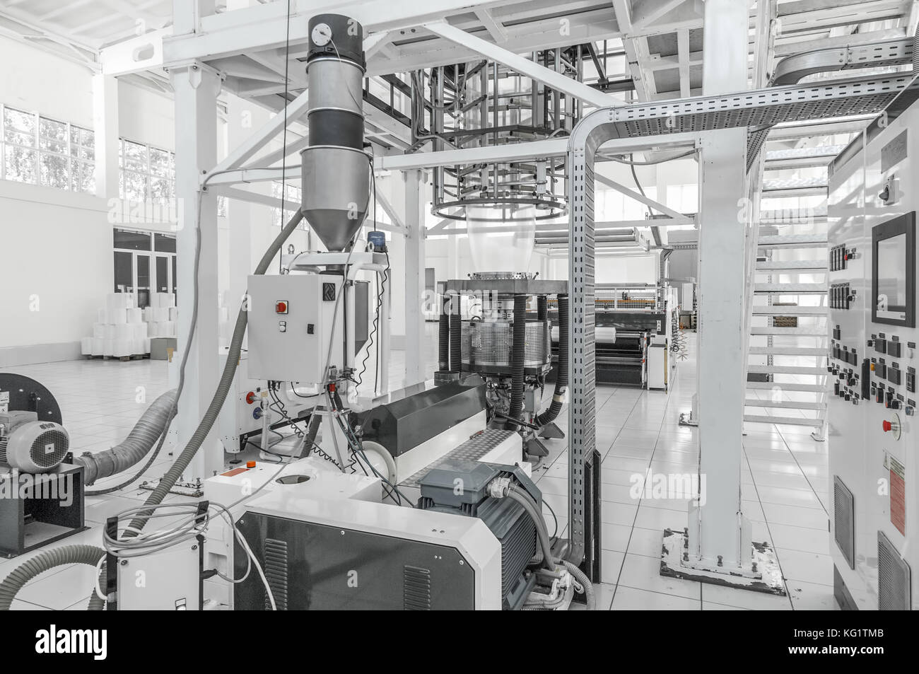 plant and plant for the production of polyethylene and cellophane for ...