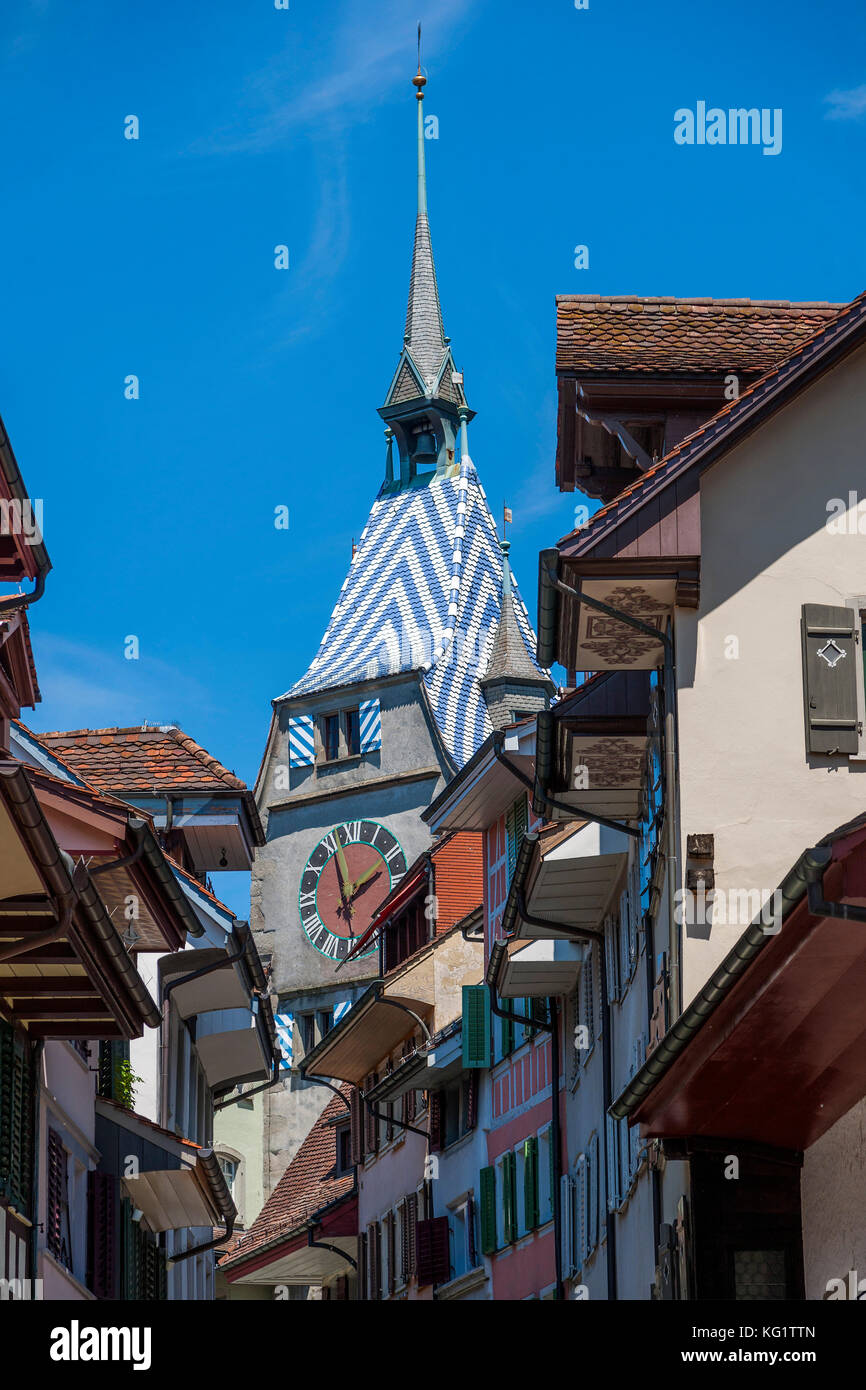 Zug, Kanton Zug, Schweiz : Zytturm Stock Photo - Alamy