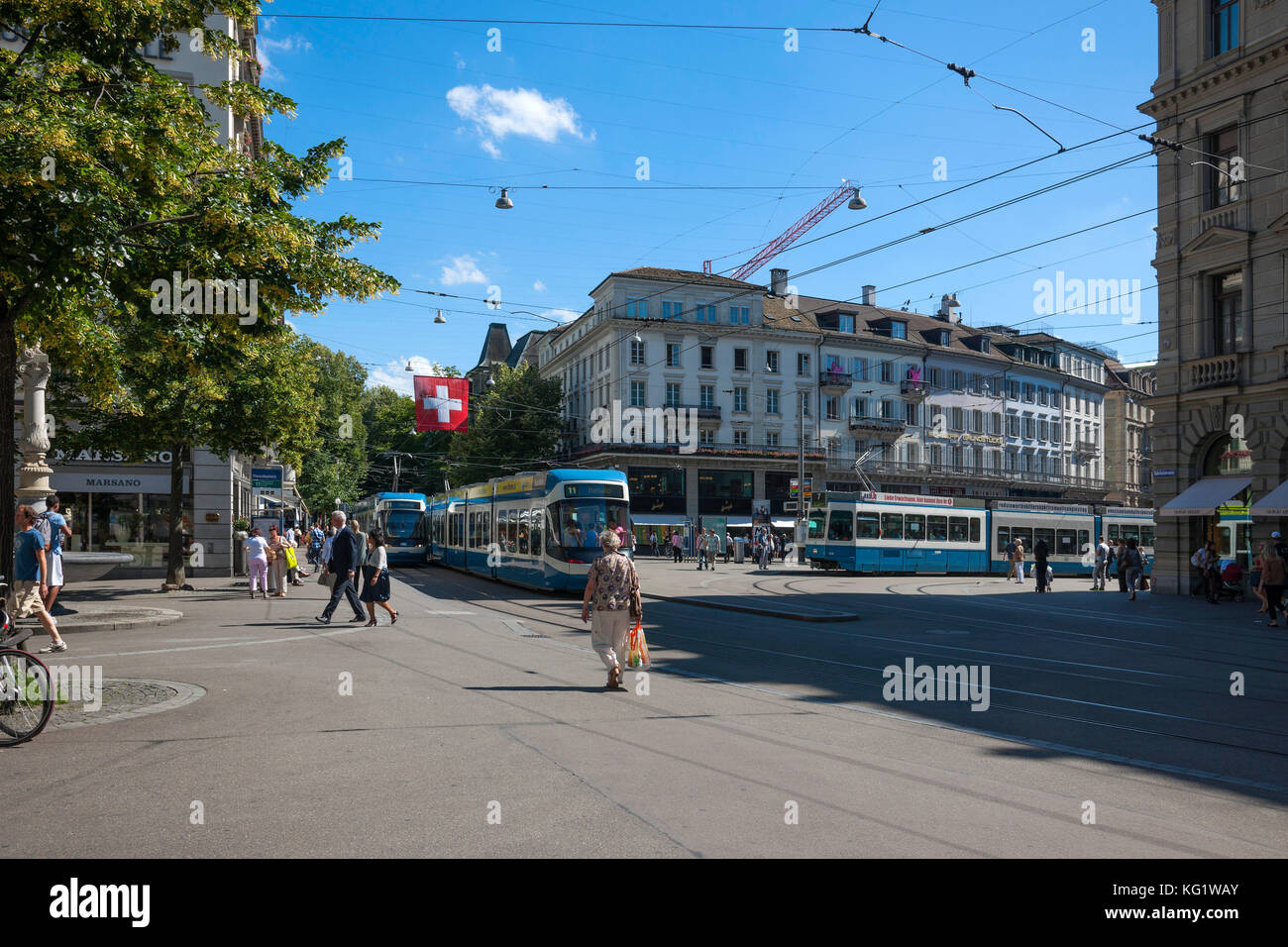 Zürich, Schweiz : Paradeplatz Switzerland Stock Photo - Alamy