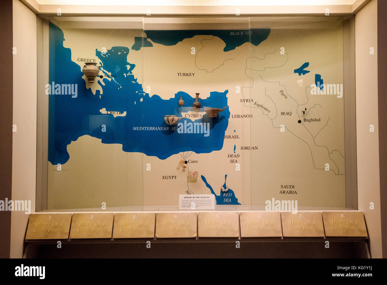 Map of ancient mediterranean world High Resolution Stock Photography ...