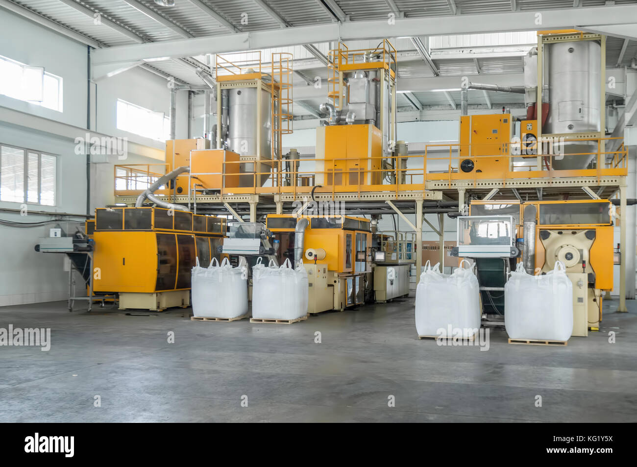 plant for the production of plastic parts. factory for the production ...