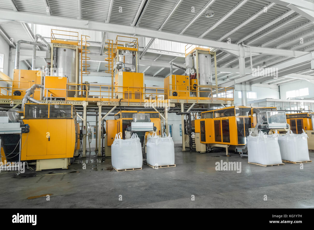 plant for the production of plastic parts. factory for the production ...