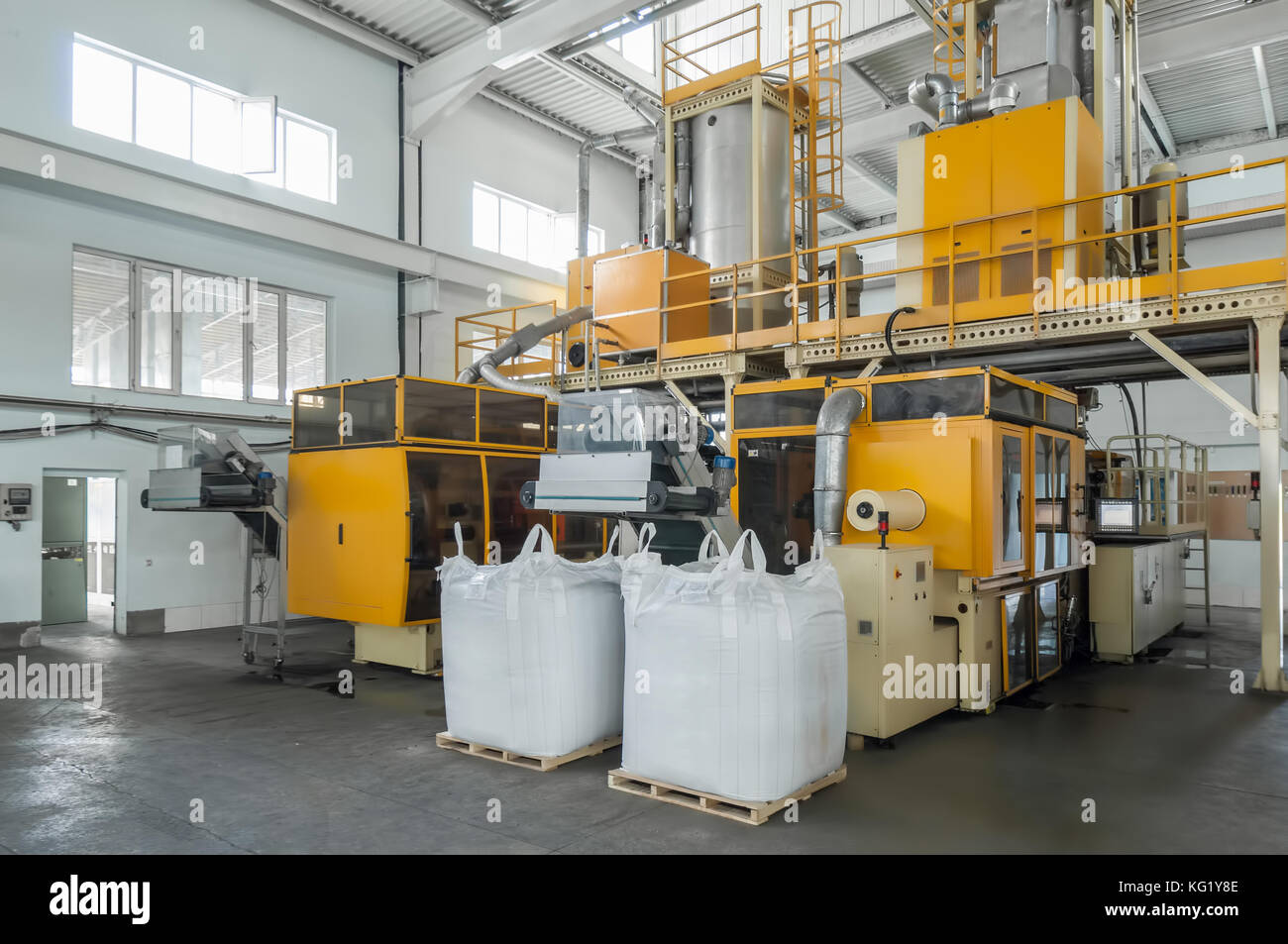 Plastic bag making machine hi-res stock photography and images - Alamy