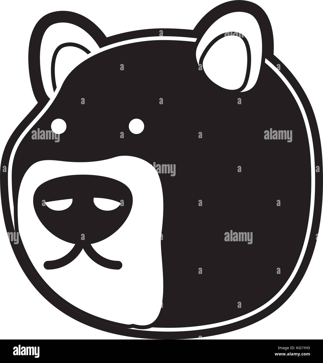 bear face vector illustration Stock Vector Image & Art - Alamy