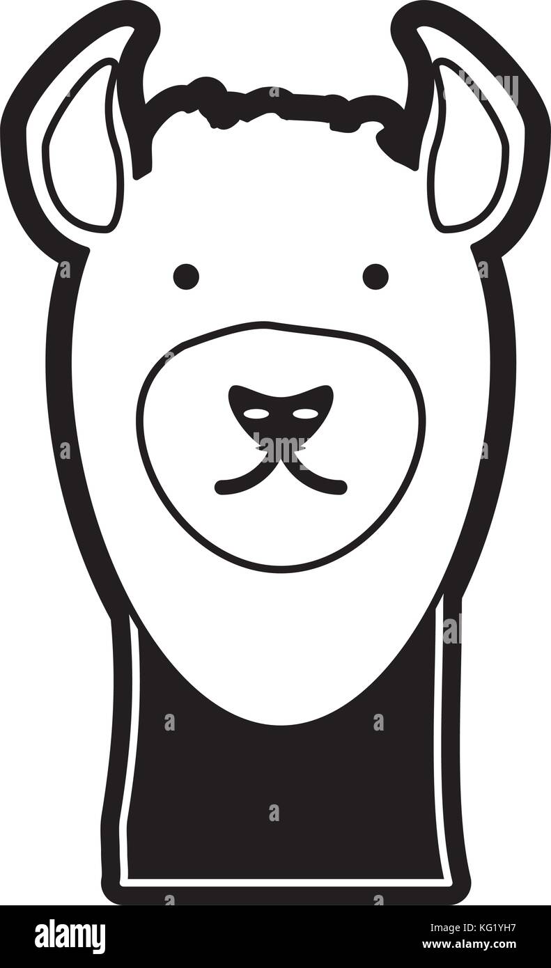 llama vector illustration Stock Vector Image & Art - Alamy