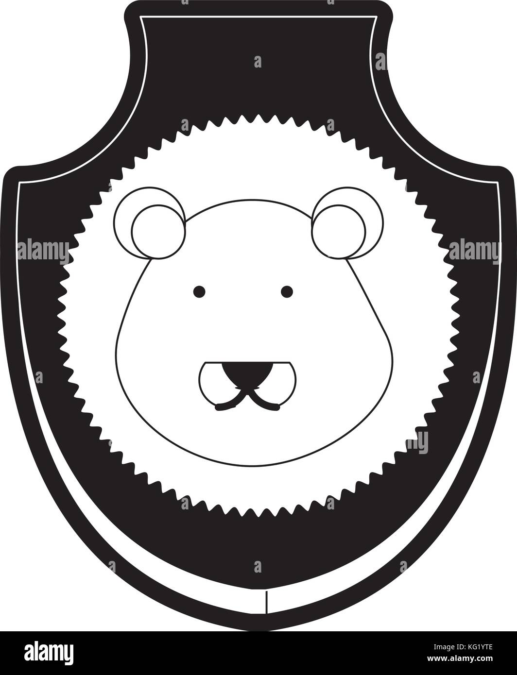 lion vector illustration Stock Vector Image & Art - Alamy