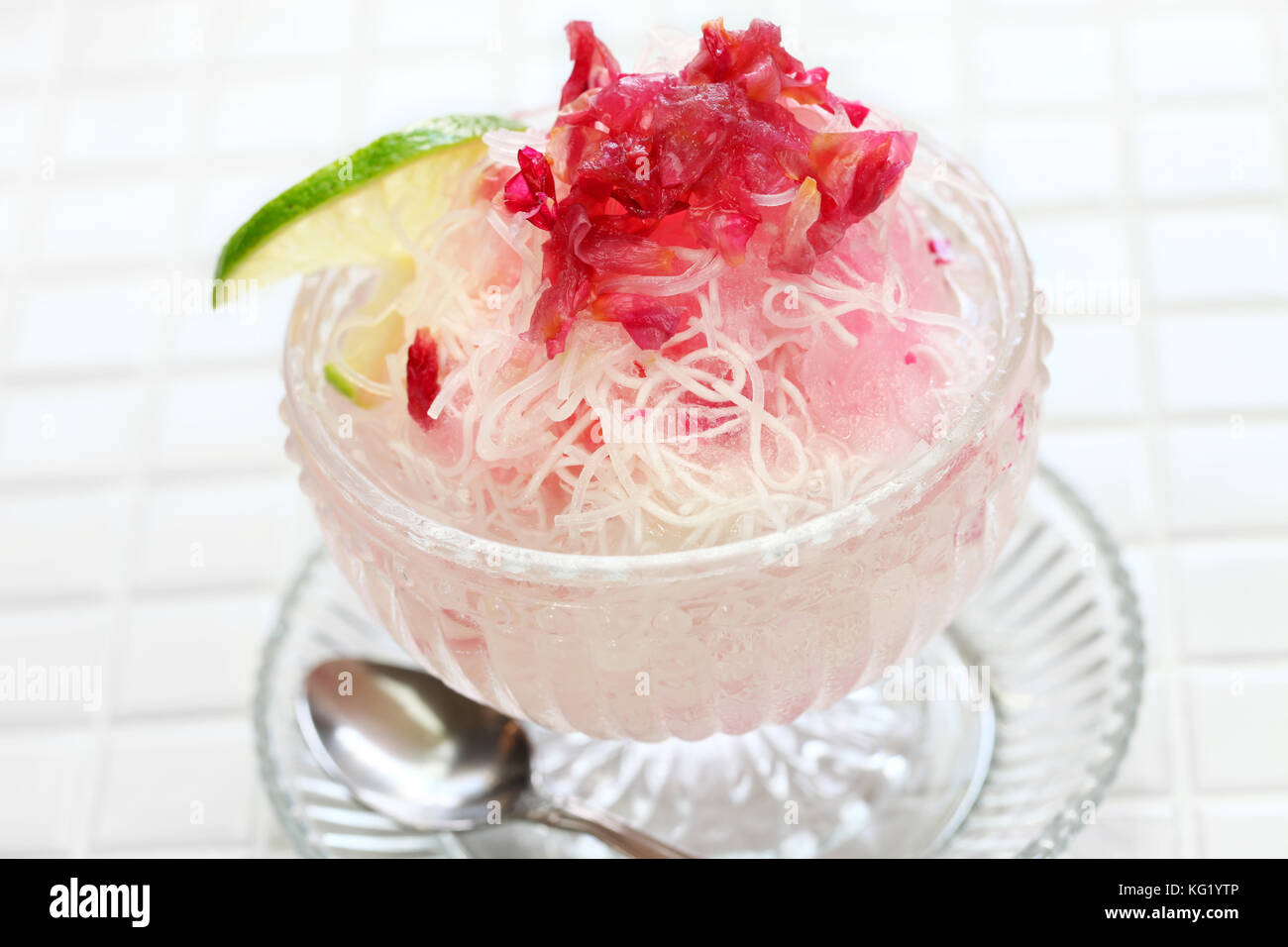 homemade faloodeh, traditional iranian cold dessert Stock Photo - Alamy