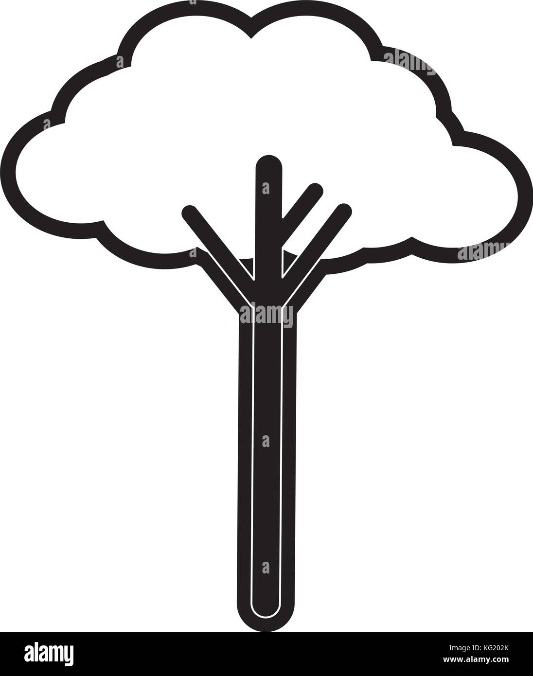 tree vector illustration Stock Vector Image & Art - Alamy