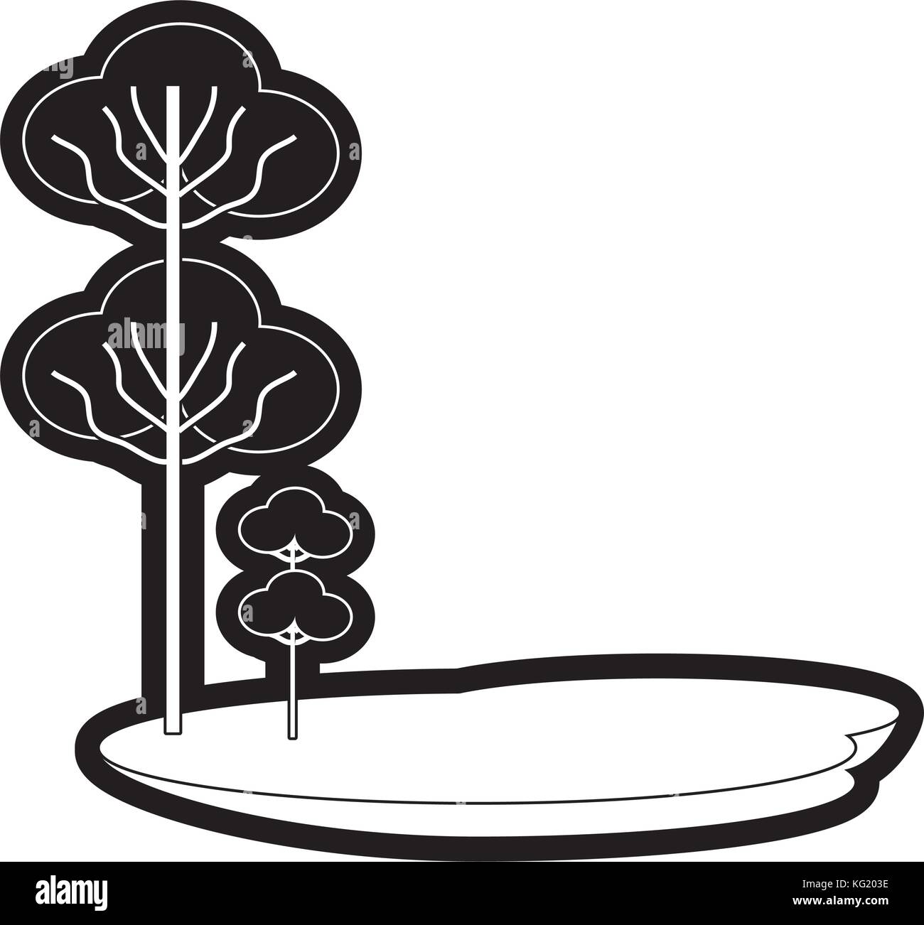 tree vector illustration Stock Vector Image & Art - Alamy