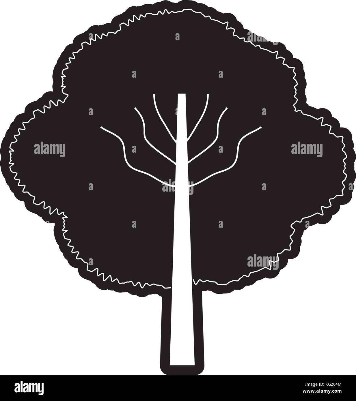 tree vector illustration Stock Vector Image & Art - Alamy
