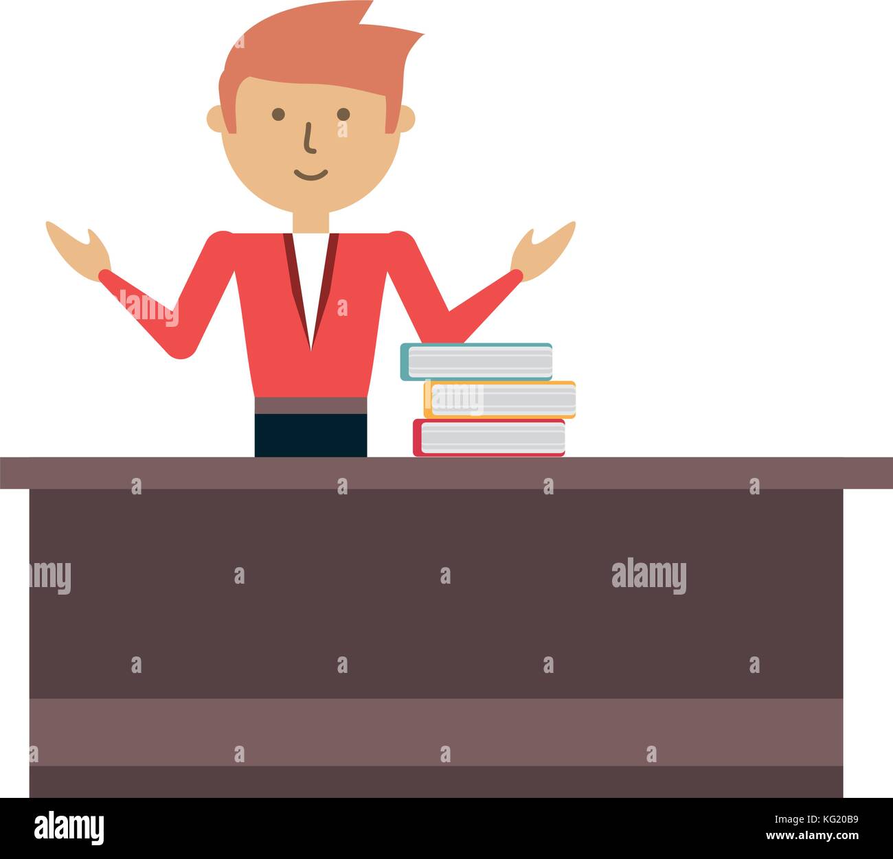 teacher man vector illustration Stock Vector Image & Art - Alamy