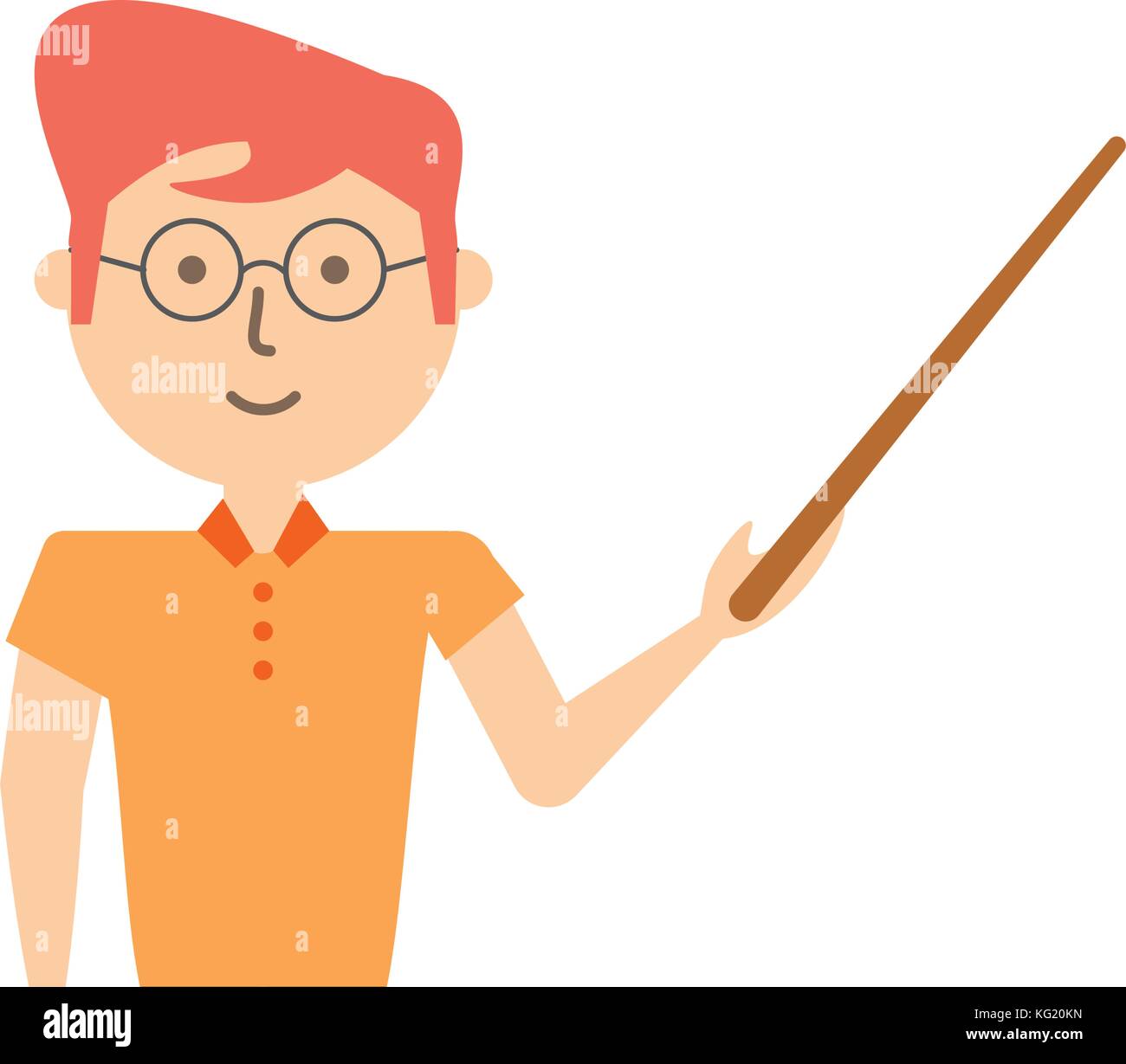 teacher man vector illustration Stock Vector Image & Art - Alamy