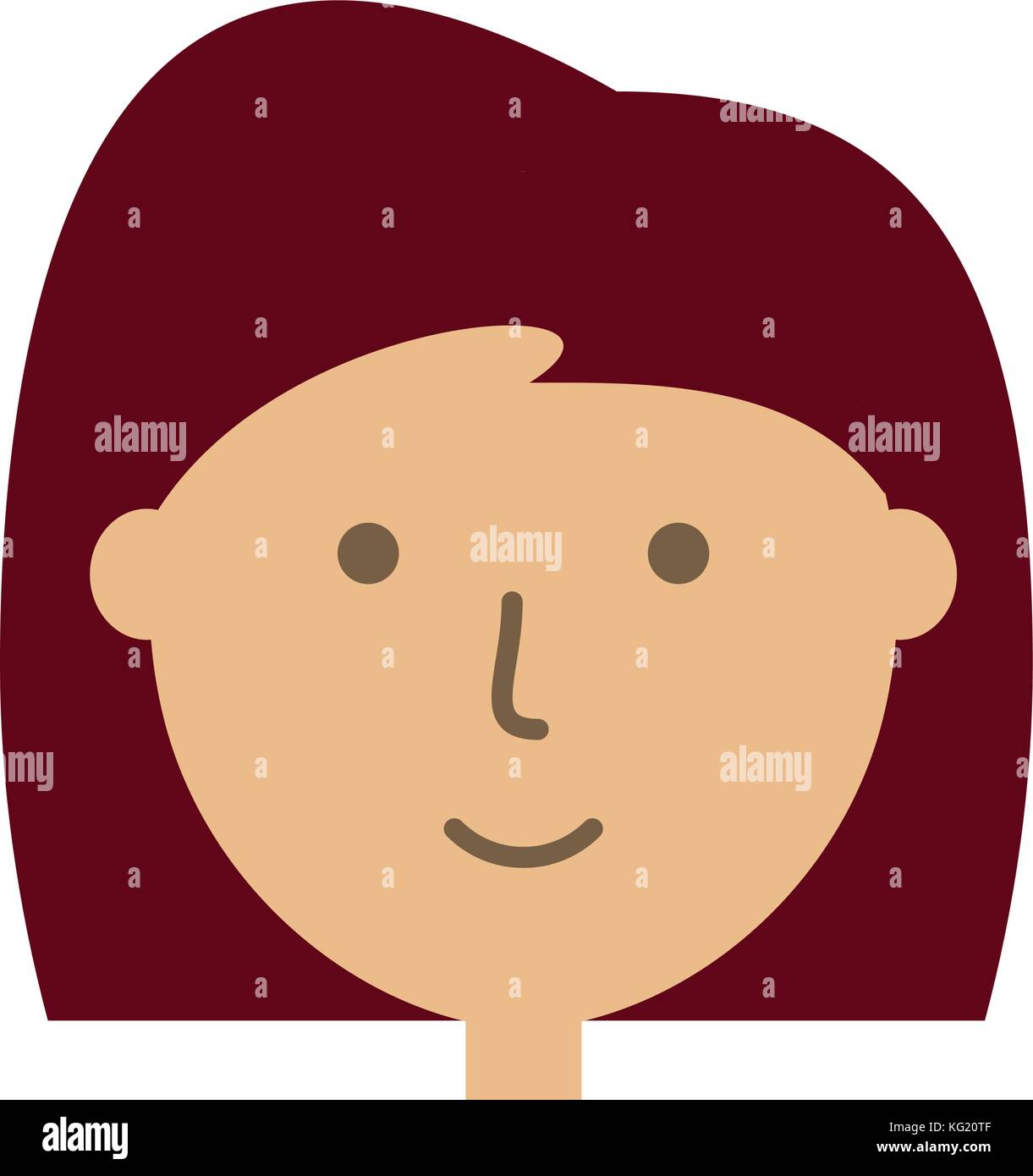 woman face vector illustration Stock Vector Image & Art - Alamy