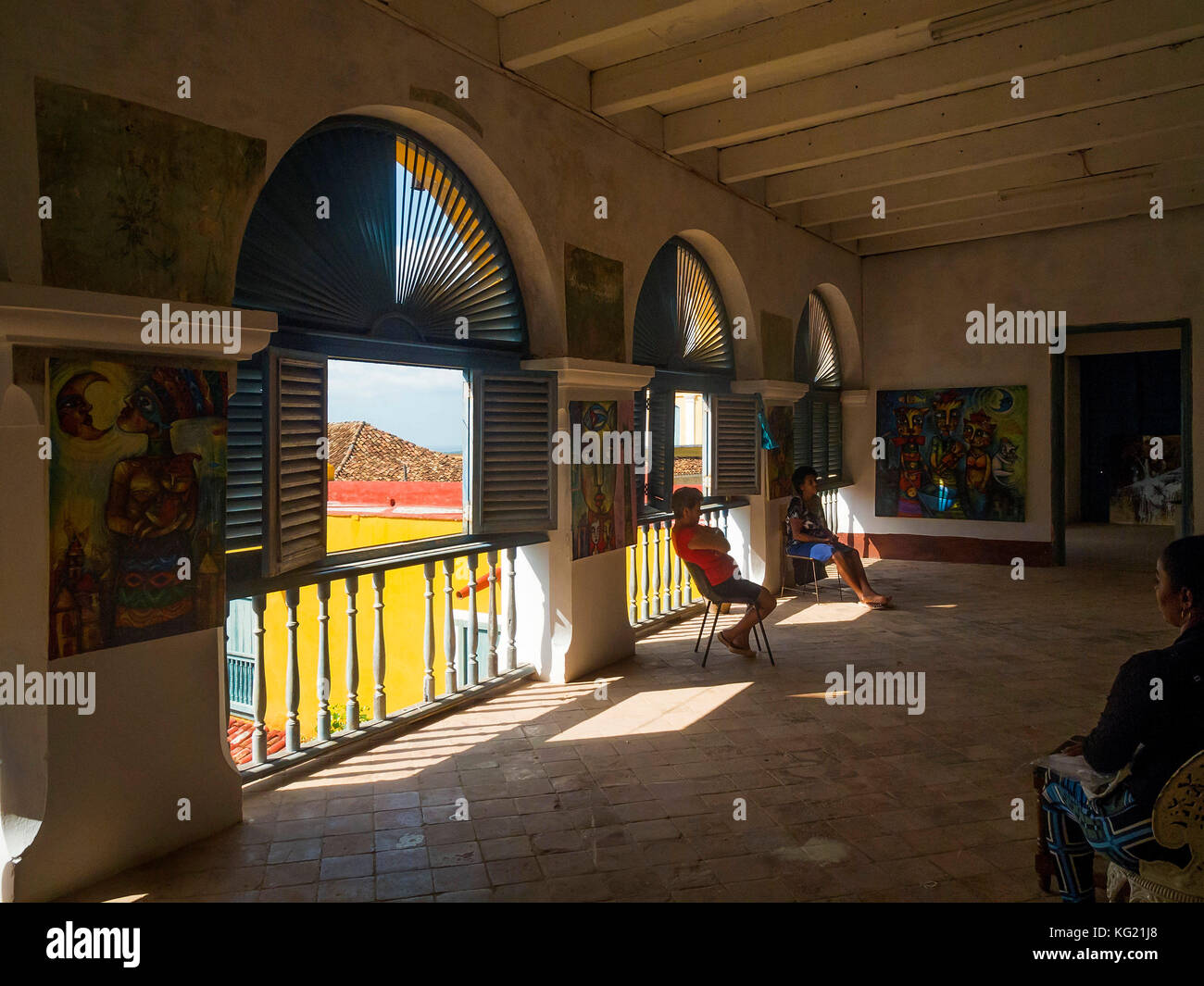 Trinidad, Cuba : Galleria de Arte Universal Benito Ortiz Stock Photo ...