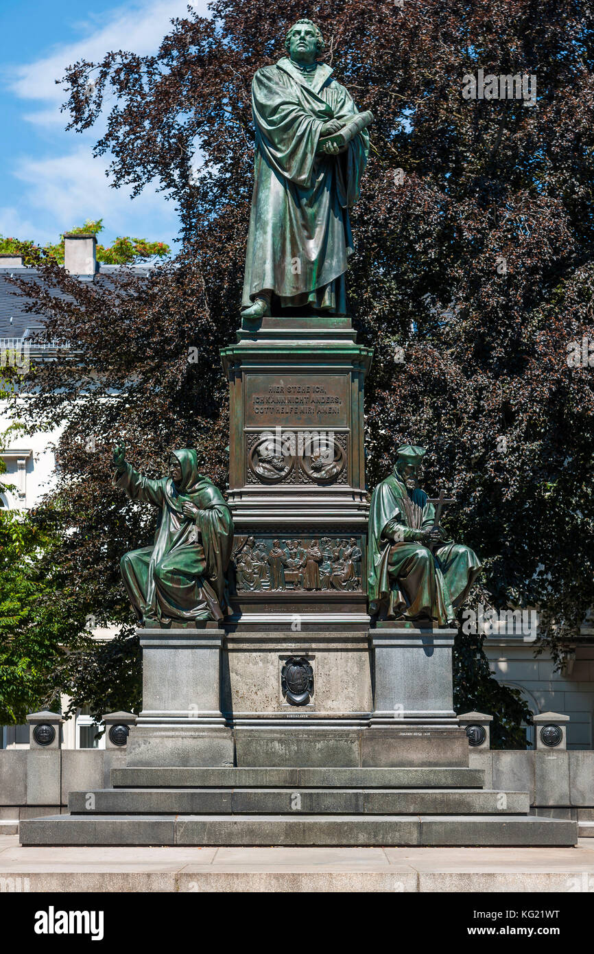 Worms, Rheinland-Pfalz : Luther-Denkmal : Hieronymus Savonarola ...