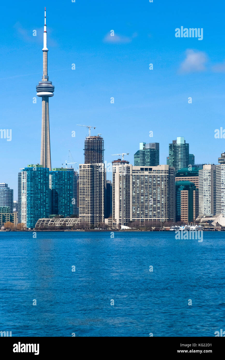 Toronto, Ontario, Canada : Lake Ontario - Skyline - CN Tower Canada ...