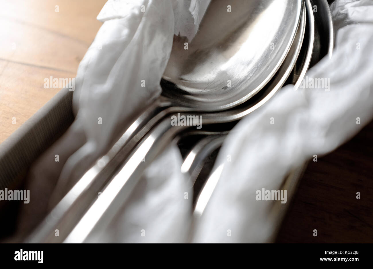 Silver Spoon High Resolution Stock Photography and Images - Alamy