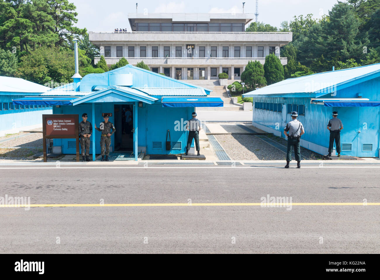 Korean army base camp hi-res stock photography and images - Alamy