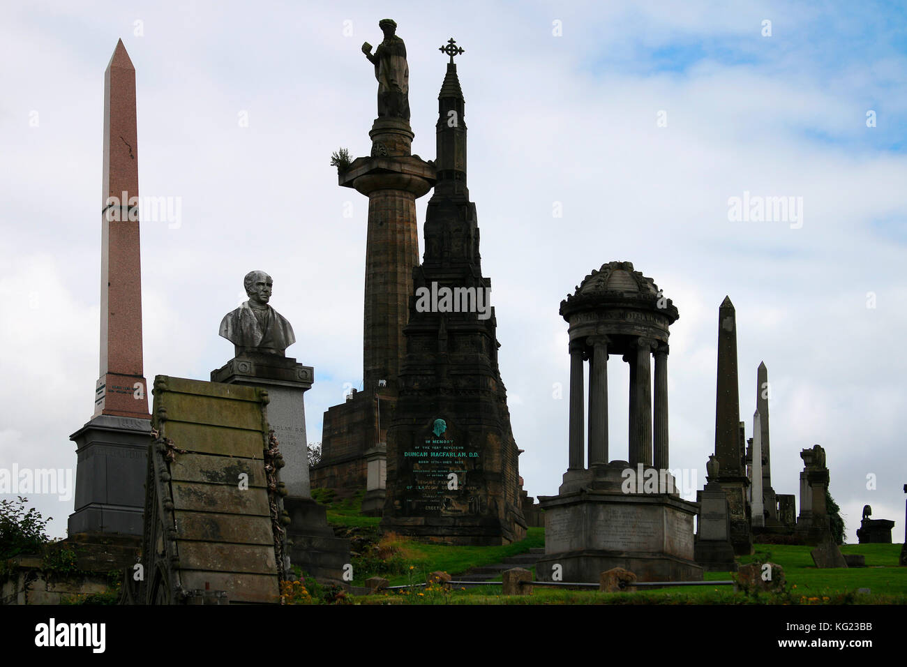 Necropolis, Glasgow, Schottland/ Scotland Stock Photo - Alamy