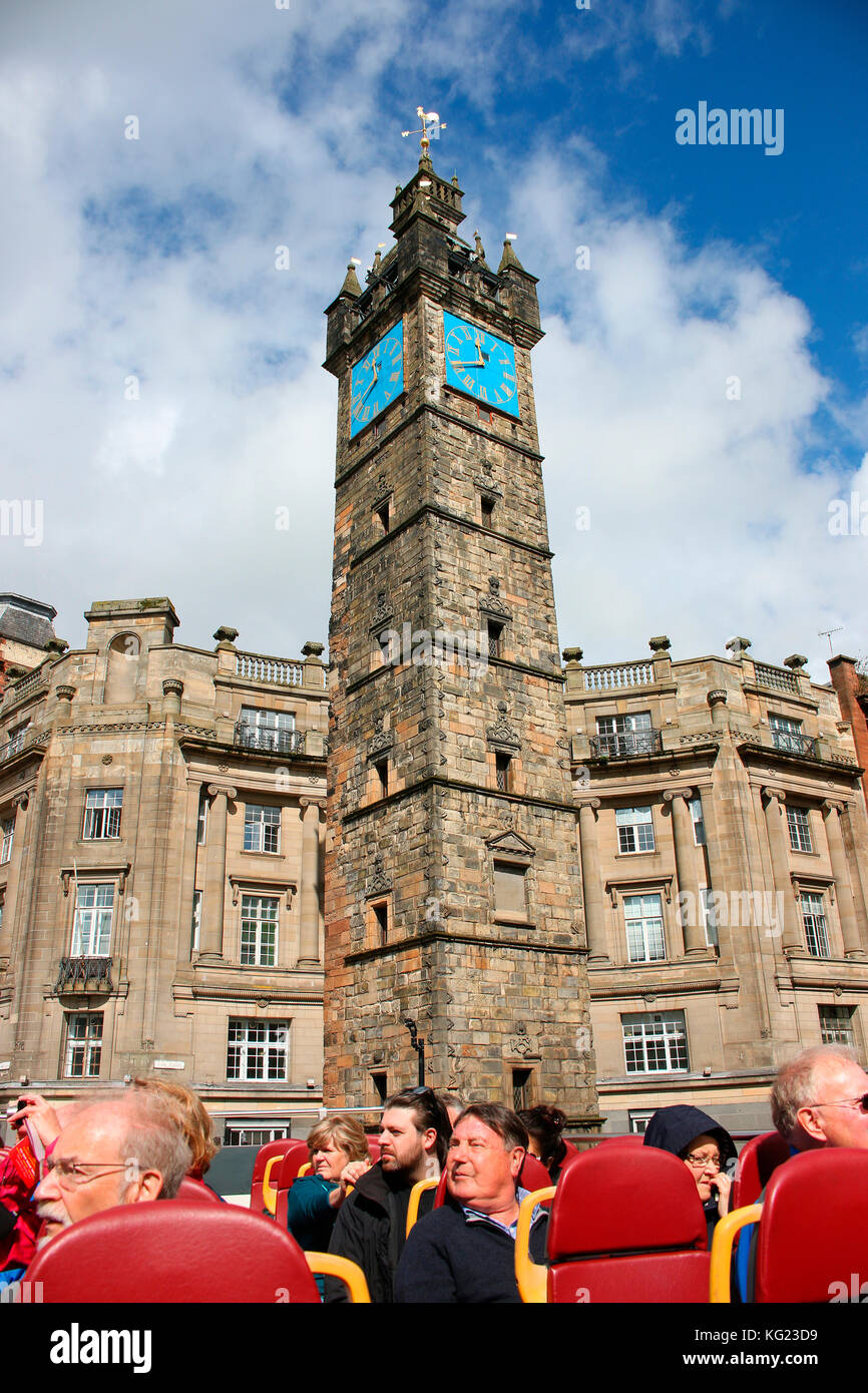 Tolbooth Steeple, Glasgow, Schottland/ Scotland Stock Photo - Alamy