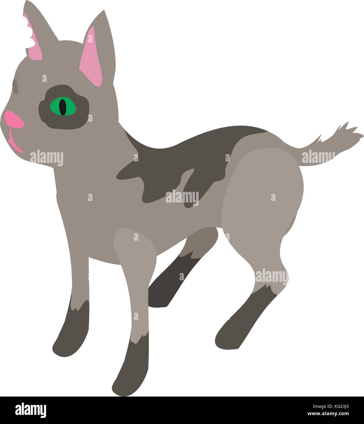 Street cat icon, isometric 3d style Stock Vector Image & Art - Alamy