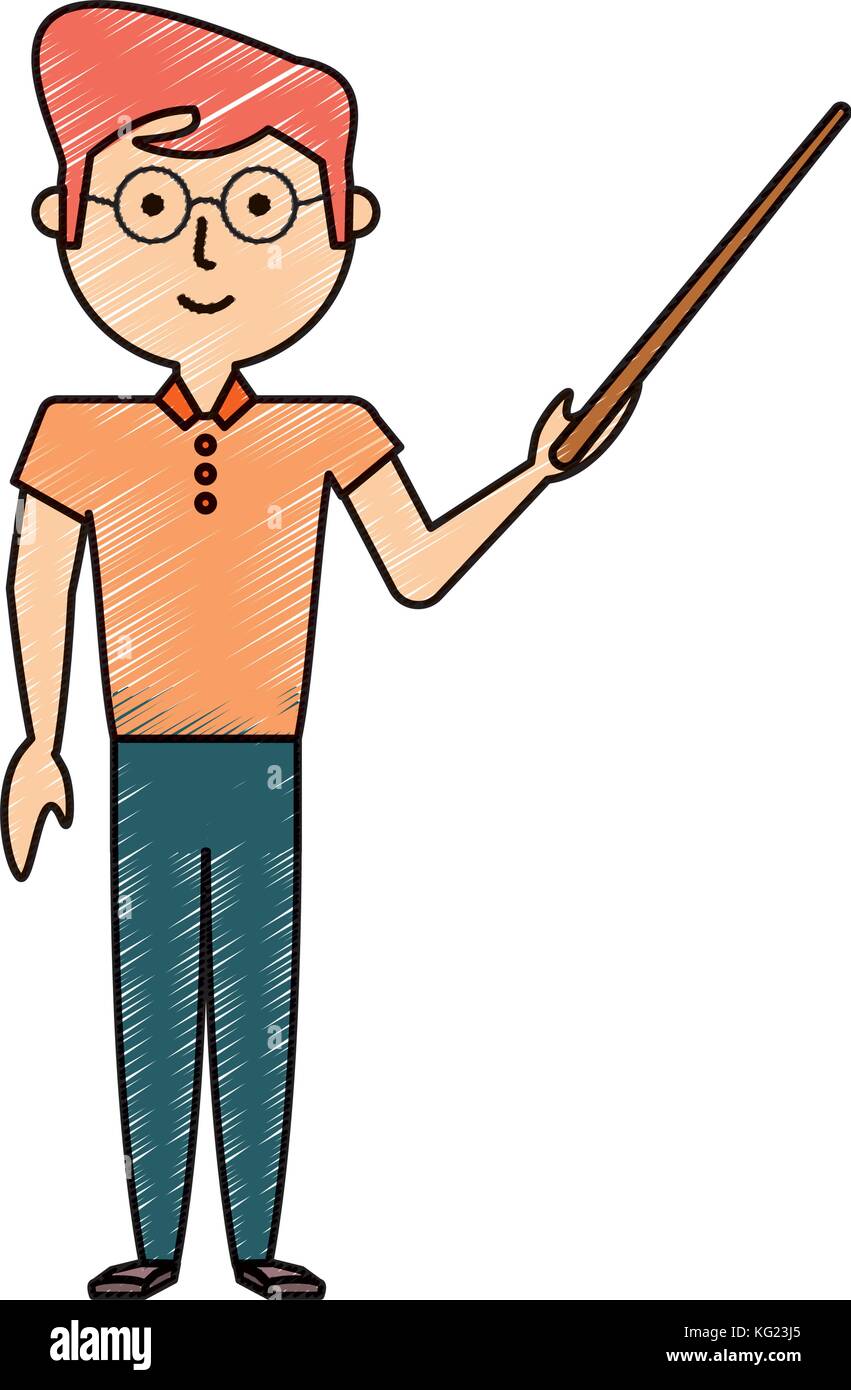 teacher man vector illustration Stock Vector Image & Art - Alamy