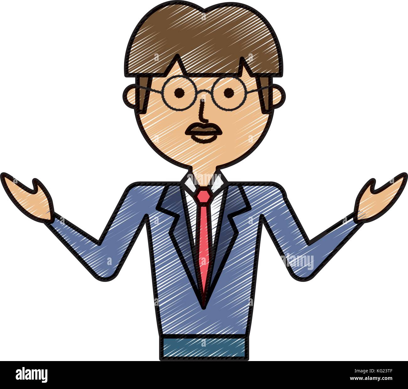 teacher man vector illustration Stock Vector Image & Art - Alamy