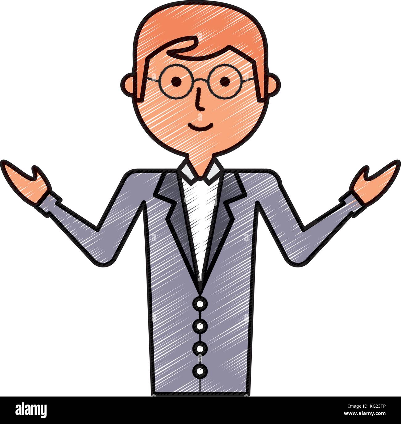 teacher man vector illustration Stock Vector Image & Art - Alamy