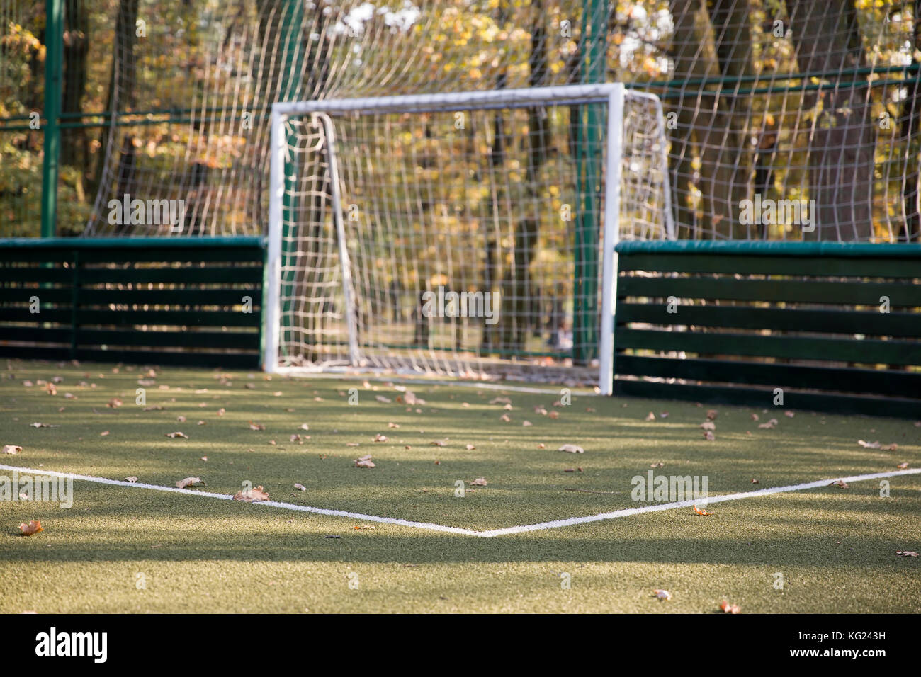 Small football field hi-res stock photography and images - Alamy