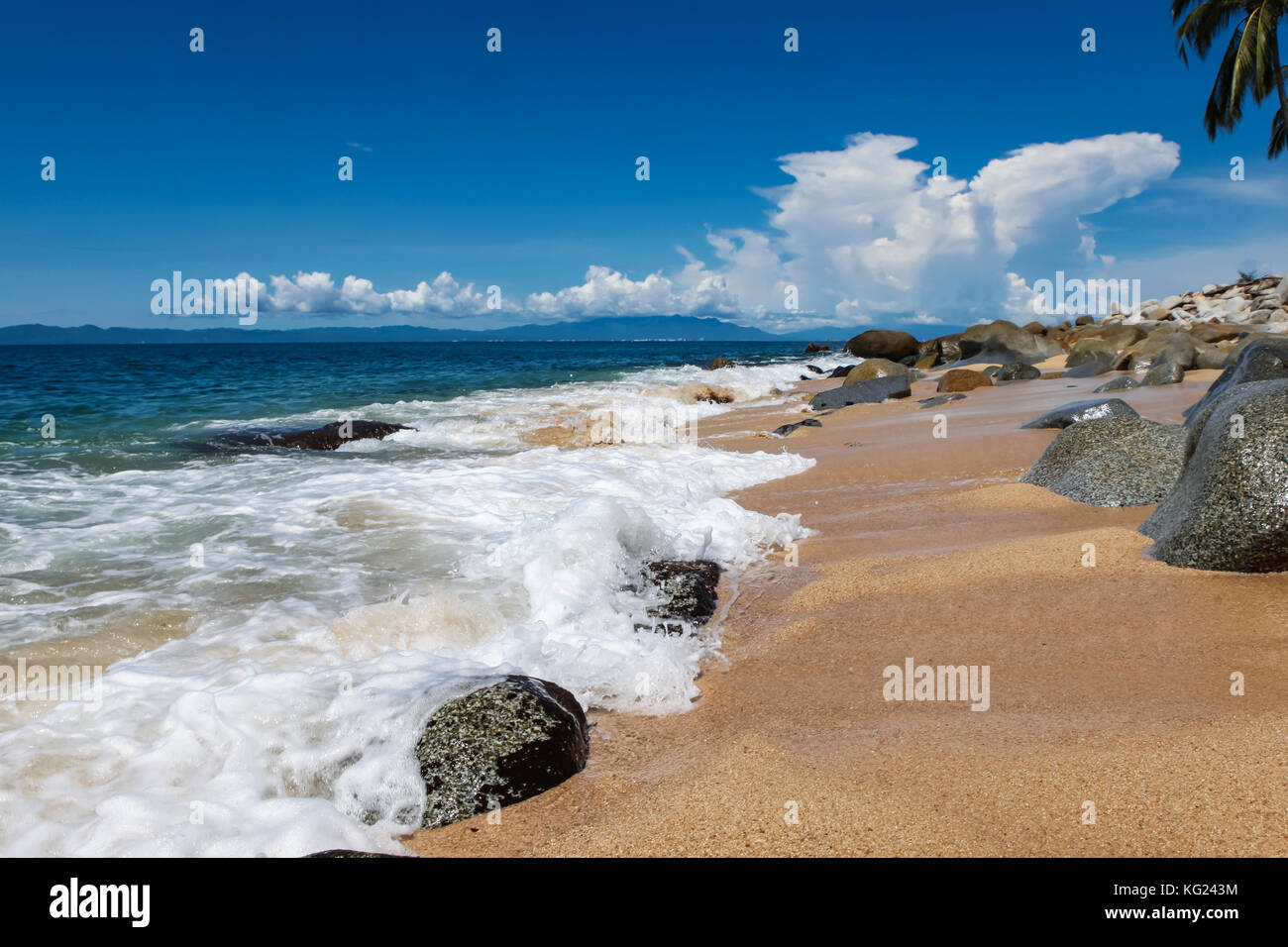 View at Playa las Animas near Puerto Vallarte in Mexico Stock Photo - Alamy