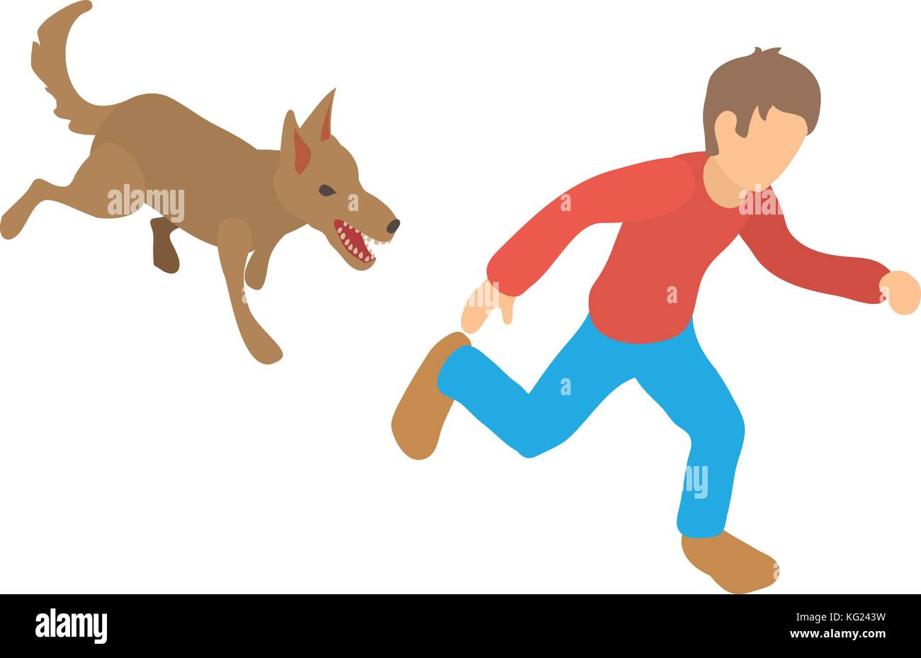 Angry dog icon, isometric 3d style Stock Vector Image & Art - Alamy